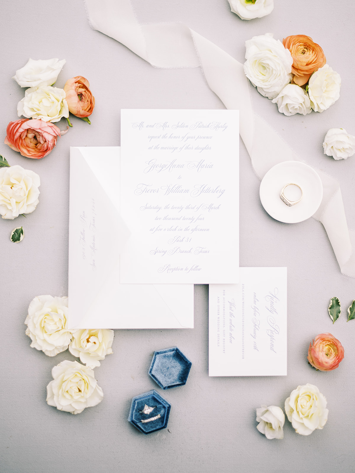 Blue and White Chinoiserie Inspired Wedding at Park 31 | GeorgeAnna ...